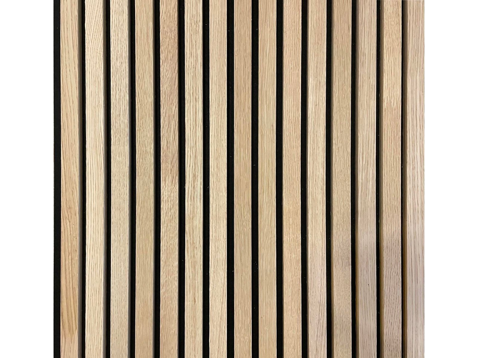Wandpaneel akoestisch - Natural Oak - 60 x 260 cm - Bouwie
